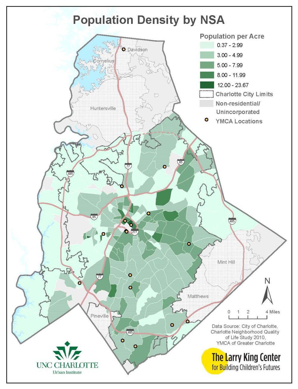 YMCA Maps - Charlotte Urban Institute