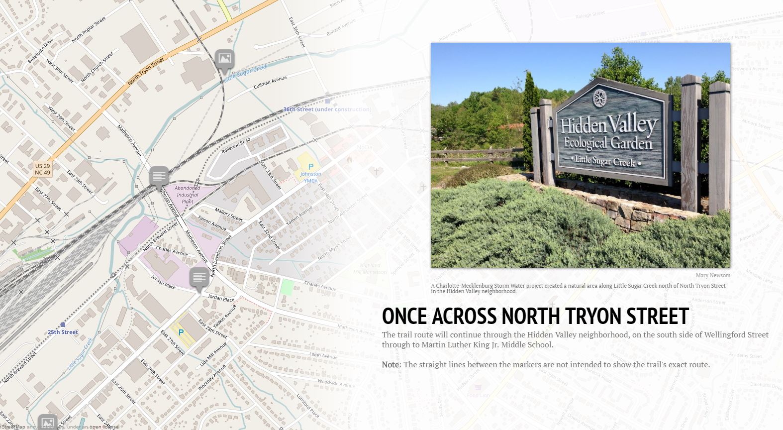 Follow the Cross Charlotte Trail across this map - Charlotte Urban ...