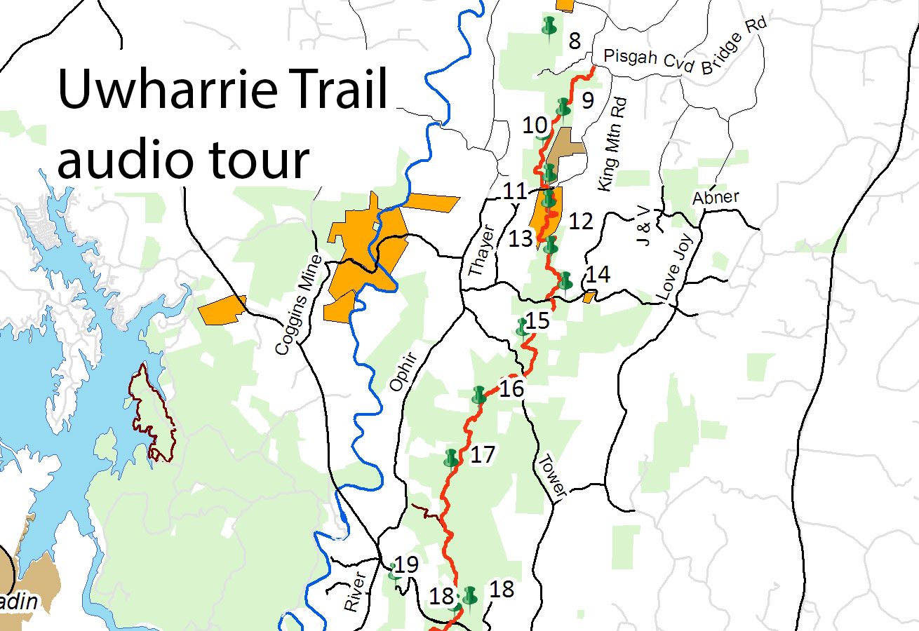Listen to a guided tour of the Uwharrie Trail - Charlotte Urban Institute