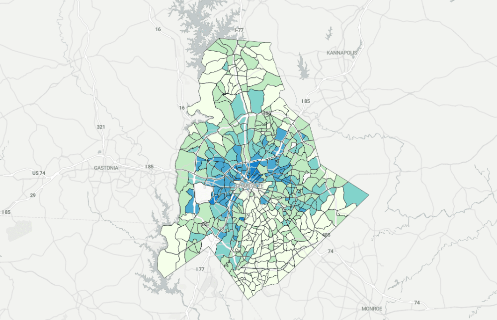 New maps show Charlotte demographic trends - Charlotte Urban Institute